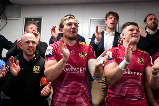 Aidon Davis Exeter Chiefs Celebrates After Editorial Stock Photo ...