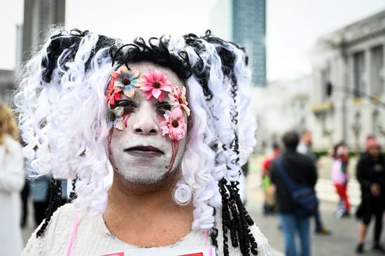 Protester Fancy Costume Takes Part During Editorial Stock Photo - Stock ...