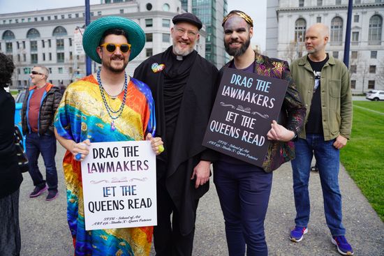 Protesters March Placards That Says Drag Editorial Stock Photo - Stock ...