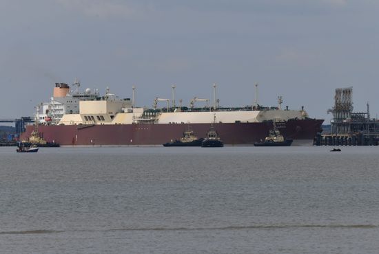Lng Tanker Al Dafna Ariving Busy Editorial Stock Photo - Stock Image ...