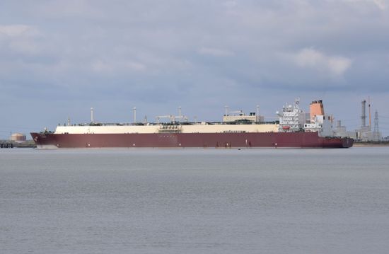 Lng Tanker Al Dafna Ariving Busy Editorial Stock Photo - Stock Image ...