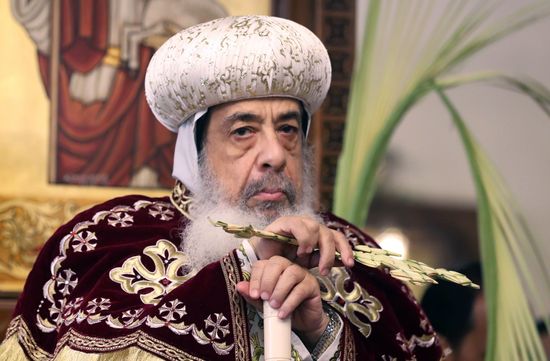 Egyptian Coptic Bishop Daniel Maadi Leads Editorial Stock Photo - Stock ...