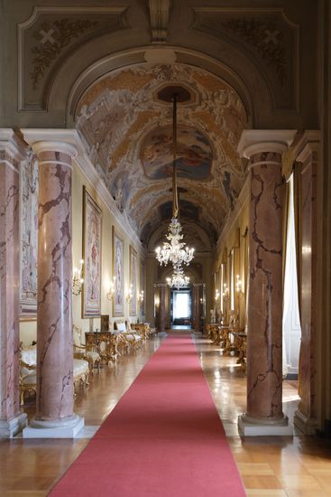 View Aisle Quirinal Palace Rome Quirinal Editorial Stock Photo - Stock ...