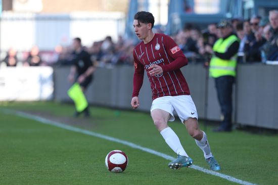Jordan Hunter South Shields During Northern Editorial Stock Photo ...