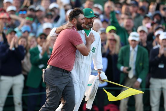 Jon Rahm Spain L His Caddie Editorial Stock Photo - Stock Image ...