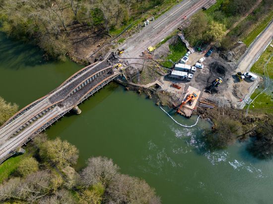 Aerial View Nuneham Viaduct Network Rail Editorial Stock Photo - Stock ...