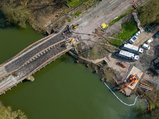 Aerial View Nuneham Viaduct Network Rail Editorial Stock Photo - Stock ...