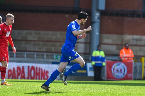 Anthony Oconnor Harrogate Town Celebrates After Editorial Stock Photo ...