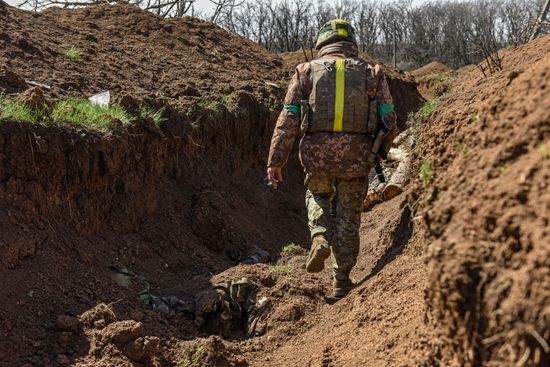 Ukrainian Serviceman Adam Tactical Group Walks Editorial Stock Photo ...
