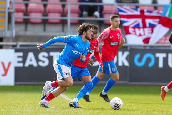 Chesterfield Midfielder Darren Oldaker 26 During Editorial Stock Photo ...
