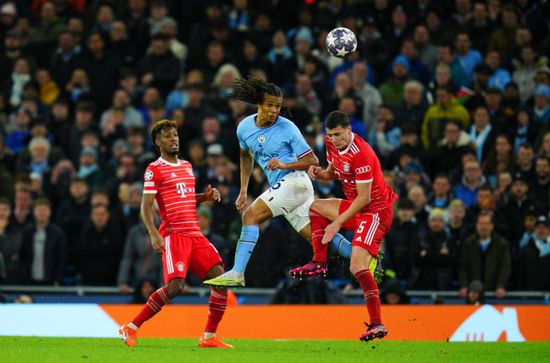 Nathan Ake Manchester City Between Kingsley Editorial Stock Photo ...