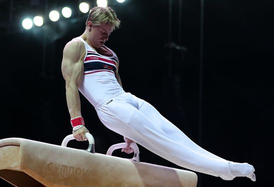 Jakob Karlsen Norway Competes On Pommel Editorial Stock Photo - Stock ...