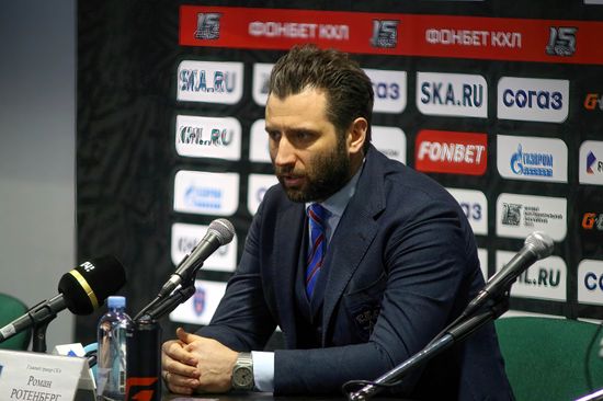 Roman Rotenberg Head Coach Ska Hockey Editorial Stock Photo - Stock ...