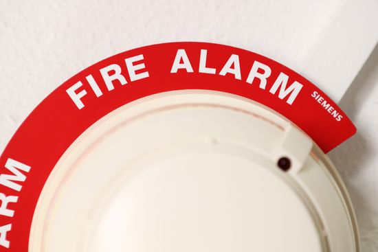 Fire Alarm Hotel Room Editorial Stock Photo - Stock Image | Shutterstock