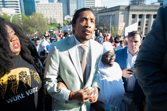 Previously Expelled State Representative Justin Jones Editorial Stock ...