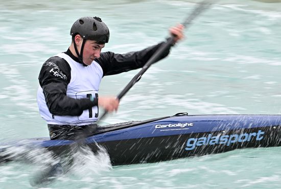 Ben Brown Mens Kayak During British Editorial Stock Photo - Stock Image ...