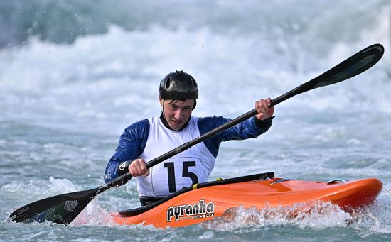 Ben Brown Mens Kayak Cross During Editorial Stock Photo - Stock Image ...