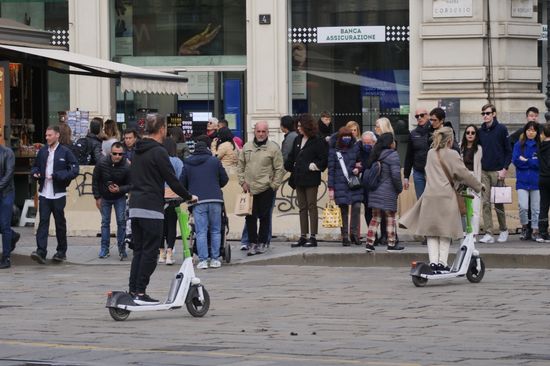 Bike Scooter Sharing Service City Works Editorial Stock Photo - Stock ...