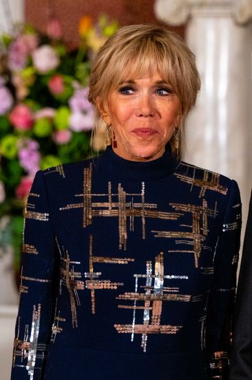Brigitte Macron During State Banquet Royal Editorial Stock Photo ...