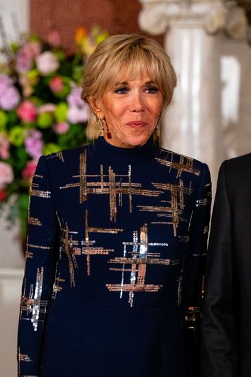 Brigitte Macron During State Banquet Royal Editorial Stock Photo ...