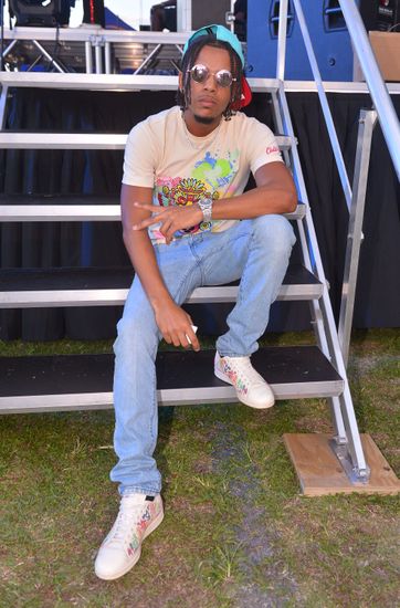 Yung Wylin Poses Picture During City Editorial Stock Photo - Stock ...