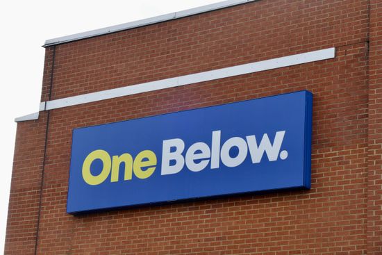 One Below Store Reading One Below Editorial Stock Photo - Stock Image ...