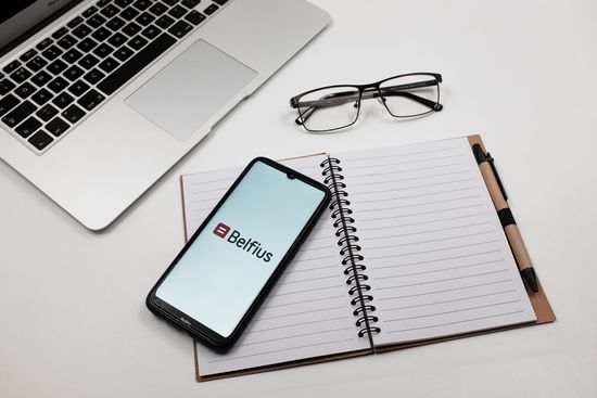 This Photo Illustration Belfius Bank Logo Editorial Stock Photo - Stock ...