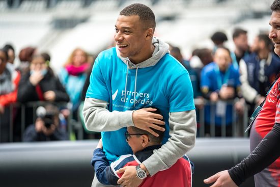Kylian Mbappe Boss Association Played Children Editorial Stock Photo ...