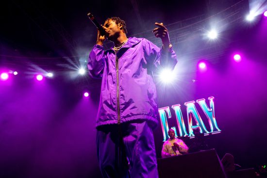American Rapper Lil Tjay Concert Fabrique Editorial Stock Photo - Stock ...