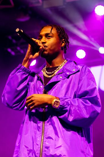 American Rapper Lil Tjay Concert Fabrique Editorial Stock Photo - Stock ...