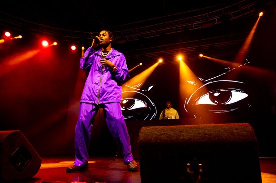 American Rapper Lil Tjay Concert Fabrique Editorial Stock Photo - Stock ...