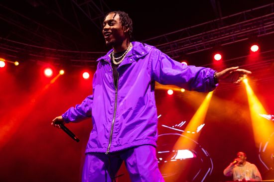 American Rapper Lil Tjay Concert Fabrique Editorial Stock Photo - Stock ...