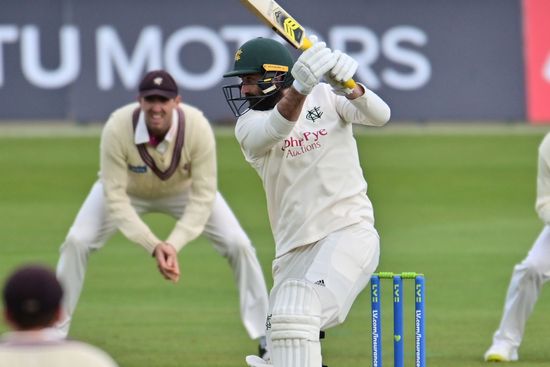 Brett Hutton Nottinghamshire Batting During Lv Editorial Stock Photo ...