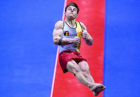 Belgian Gymnast Victor Martinez Marechal Pictured Editorial Stock Photo ...