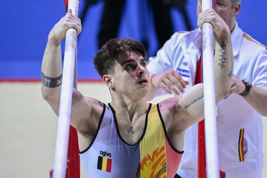 Belgian Gymnast Victor Martinez Marechal Pictured Editorial Stock Photo ...