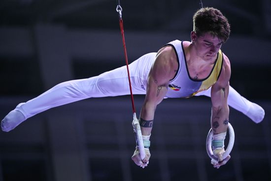 Belgian Gymnast Victor Martinez Marechal Pictured Editorial Stock Photo ...