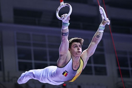 Belgian Gymnast Victor Martinez Marechal Pictured Editorial Stock Photo ...