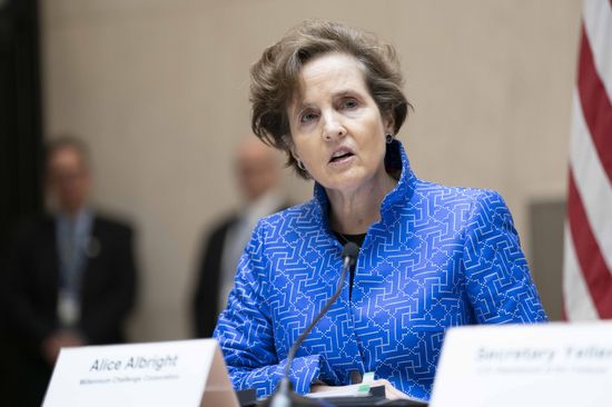 Ceo Millennium Challenge Corporation Alice Albright Editorial Stock ...