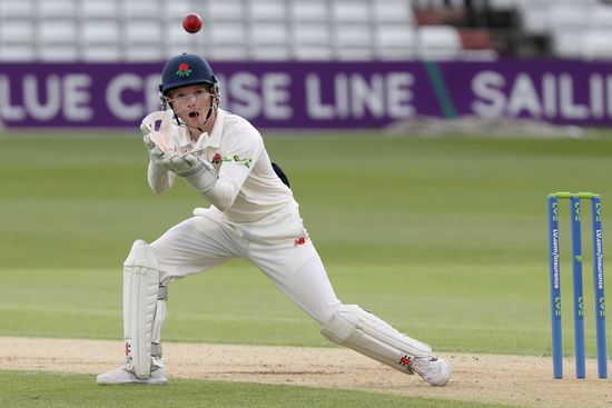 George Bell Lancashire Keeps Wicket During Editorial Stock Photo ...
