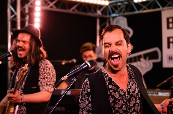 Singer Gamblin Sam Portuguese Band Moonshiners Editorial Stock Photo ...
