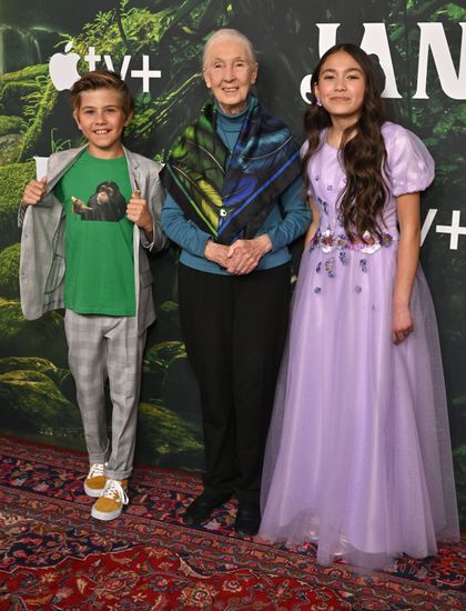 Mason Blomberg Jane Goodall Ava Louise Editorial Stock Photo - Stock ...