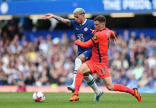Enzo Fernandez Chelsea Pascal Gross Brighton Editorial Stock Photo ...