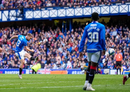 Nicolas Raskin Rangers Shoots Goal Editorial Stock Photo - Stock Image ...