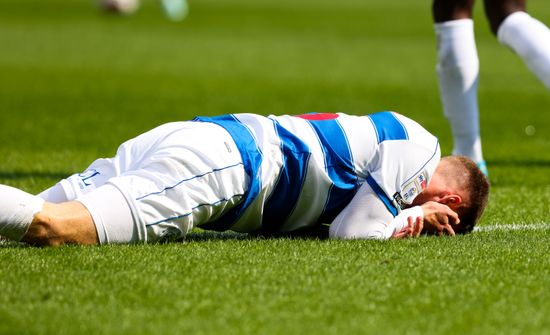 Sam Field Qpr Holds His Head Editorial Stock Photo - Stock Image ...