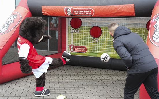 Rotherham United Mascot Miller Bear Editorial Stock Photo - Stock Image ...