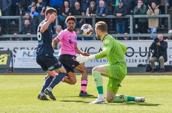 Goalkeeper Tomas Holy Carlisle United Saves Editorial Stock Photo ...