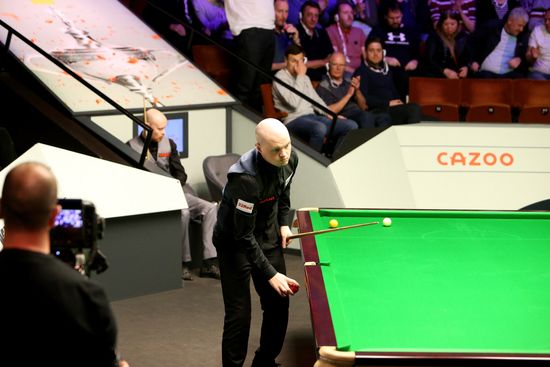 Elliot Seleesor Helps Referee Paul Collier Editorial Stock Photo ...