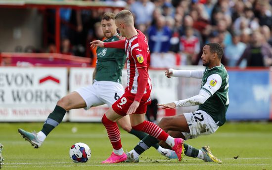 Jay Stanfield Exeter City Battles Ball Editorial Stock Photo - Stock ...