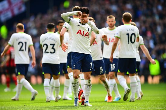 Goal Celebrations Son Heungmin Tottenham Hotspur Editorial Stock Photo ...