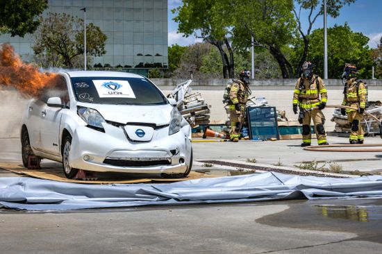 Miamidade Fire Rescue Members Perform Live Editorial Stock Photo ...